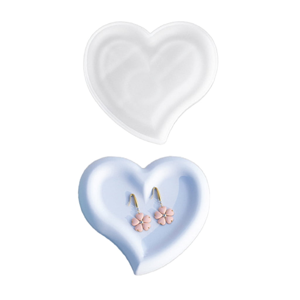 Storage Tray Mold Cup Pad Molds Epoxy Resin Molds Flower Shaped Coaster ...