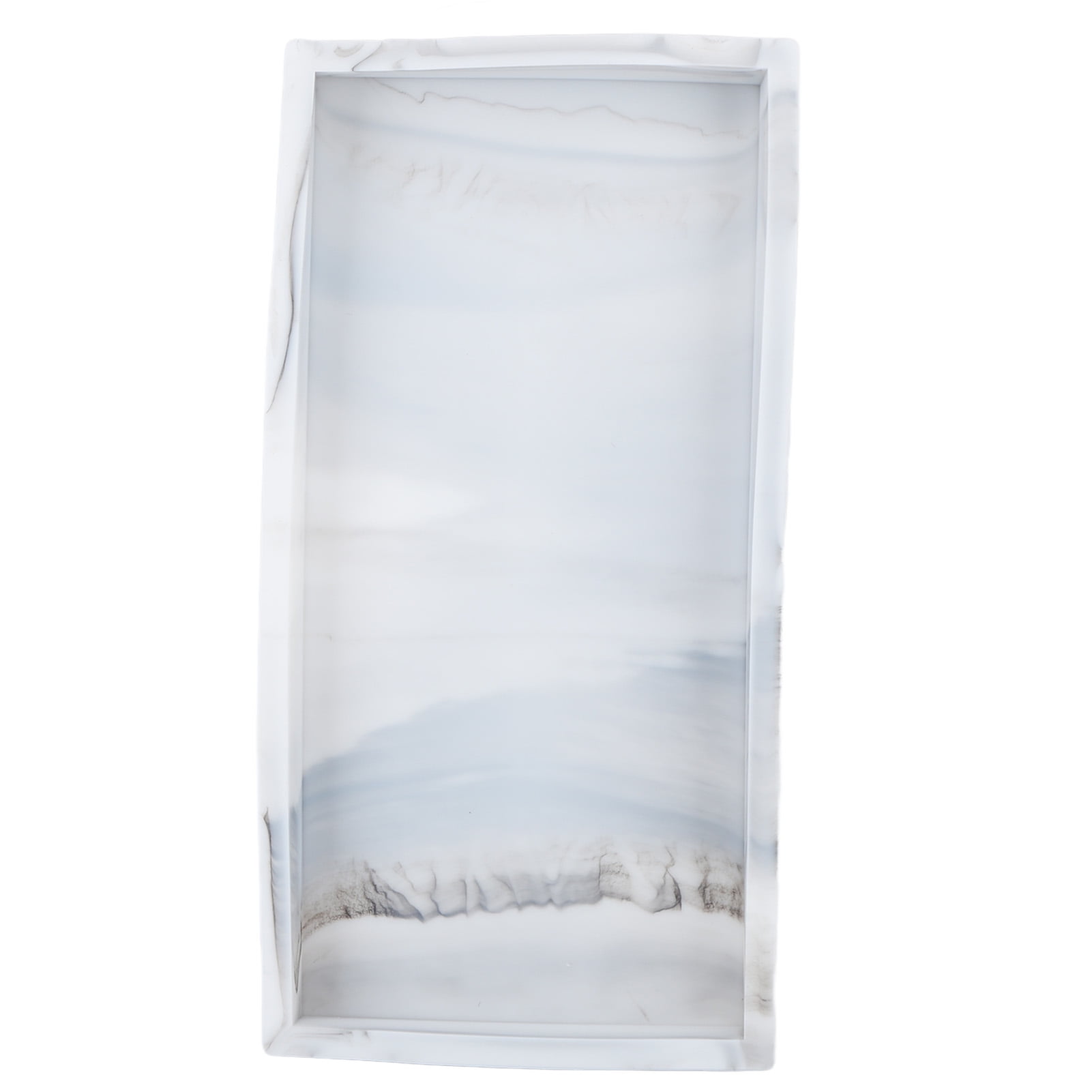 Storage Tray, Silica Gel Kitchen Sorting Plate Tray Cosmetics Organizer ...