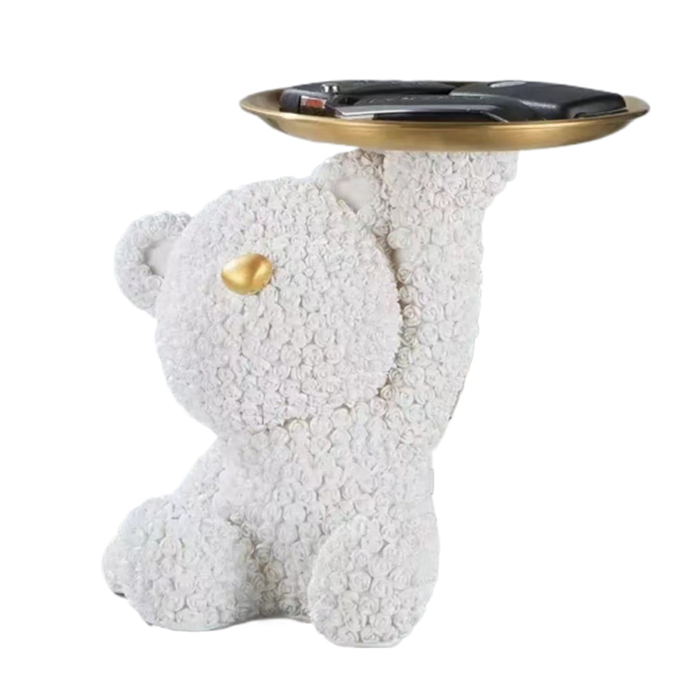 Storage Tray Statue Under $20 WLIZJ Roses Bear Storage Tray Key Candy ...