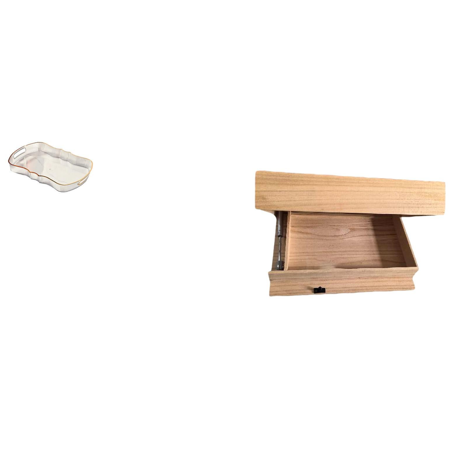 Storage Tray Wall Mounted Drawer Floating Shelf Large Size Versatility ...