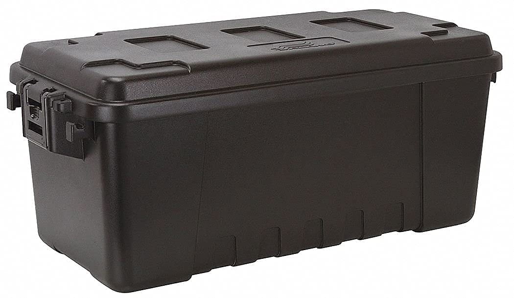 Storage Trunk Polypropylene Lockable Sport Gear Utility Box Heavy Duty ...