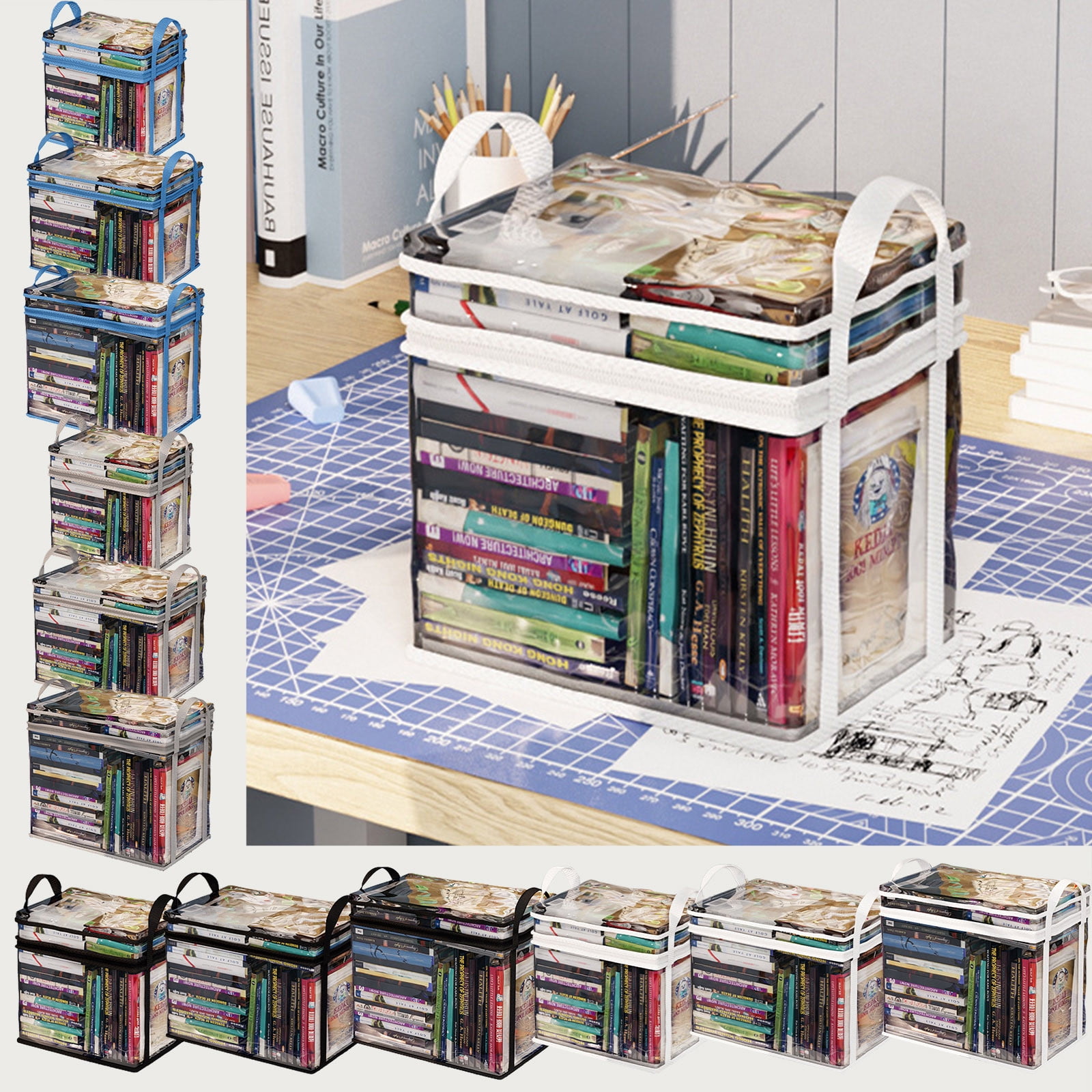 Storage Trunks & Bag,Student Book Storage Bag,Transparent Storage Box ...