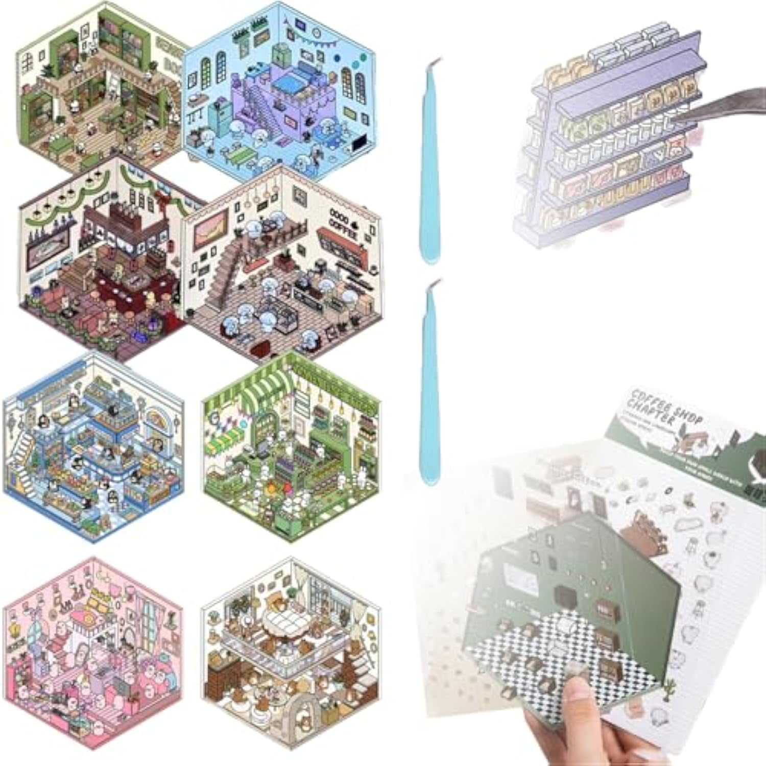 Storage and Landscape Sticker Series, Storage and Landscape Sticker ...