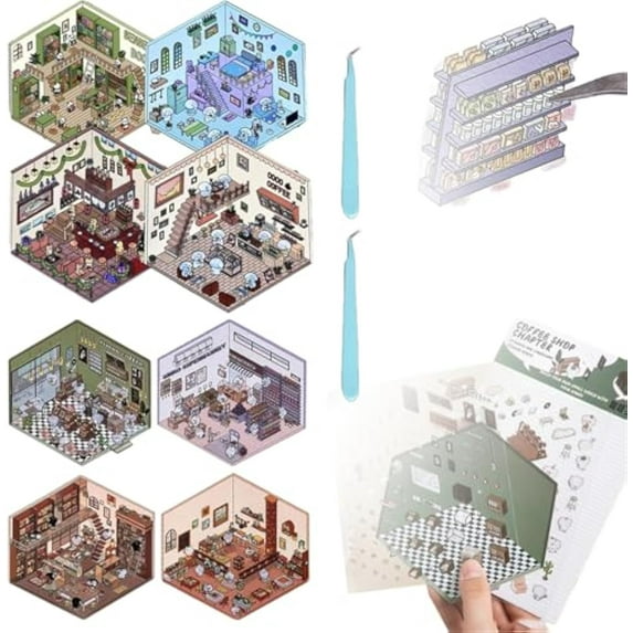 Storage and Landscape Sticker Series, Storage and Landscape Sticker ...