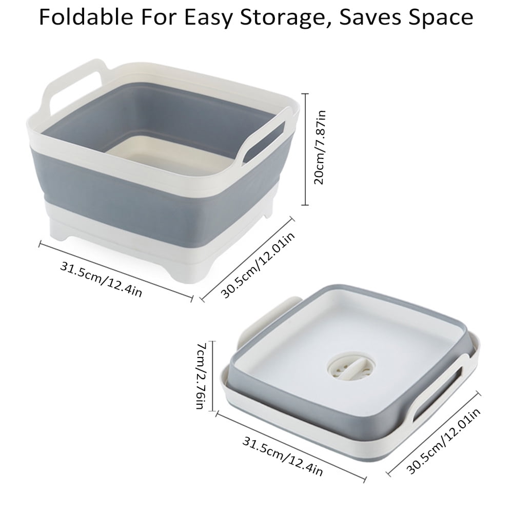 Storage basin,Handles Dish Portable Handles Portable Dishes Collapsible ...
