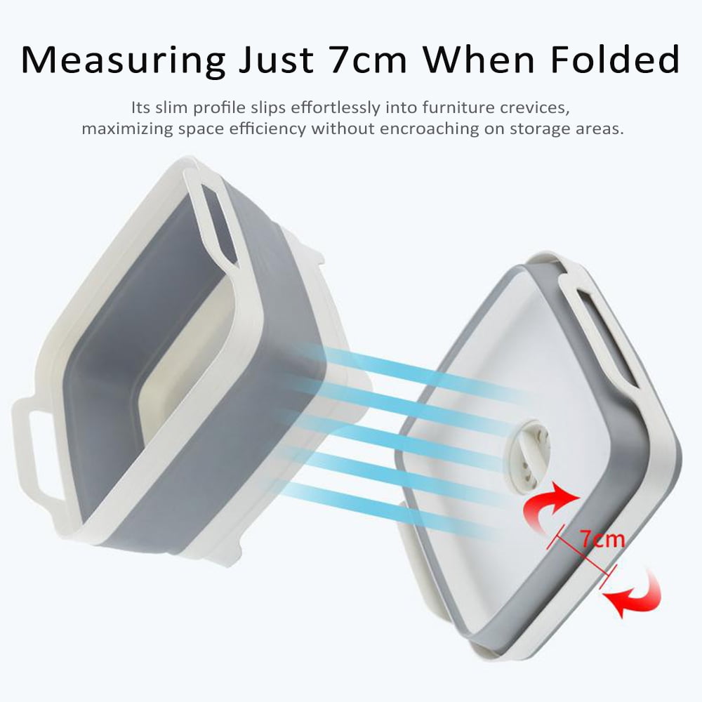 Storage basin,Portable Dishes Collapsible With Portable With Handles ...