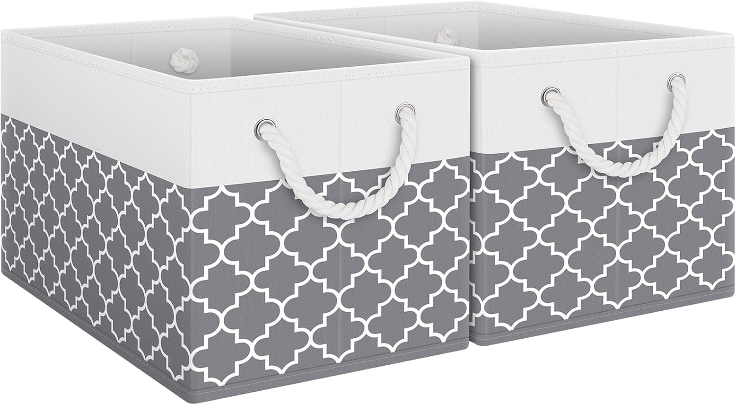 Storage box [3-Pack], foldable storage basket, large storage box with ...