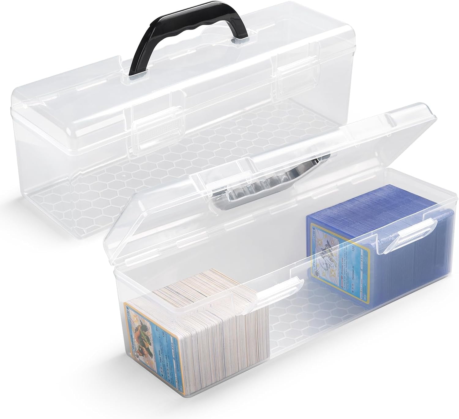 Storage box for top loader, trading card storage box, plastic card ...