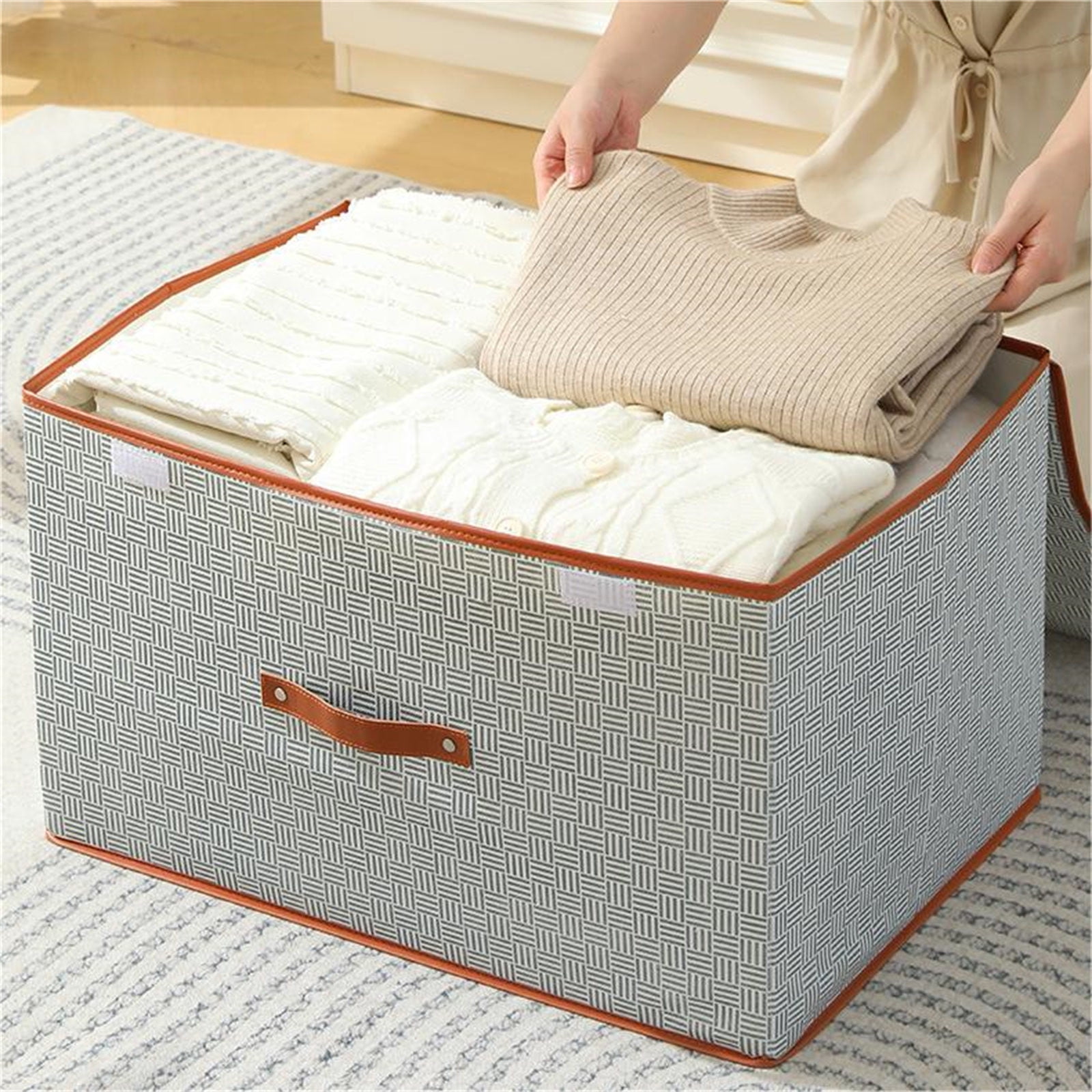 Storage containers, Hwkond Connected Lid Storage Box With Large ...