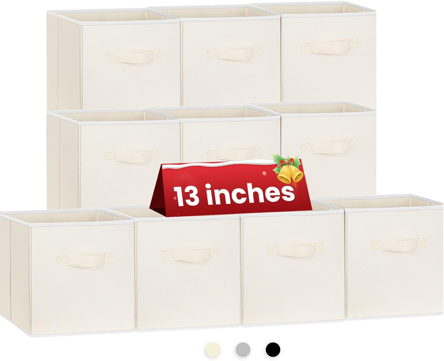 Storage cube, 11-inch cube storage box rack (10 packs), fabric folding ...