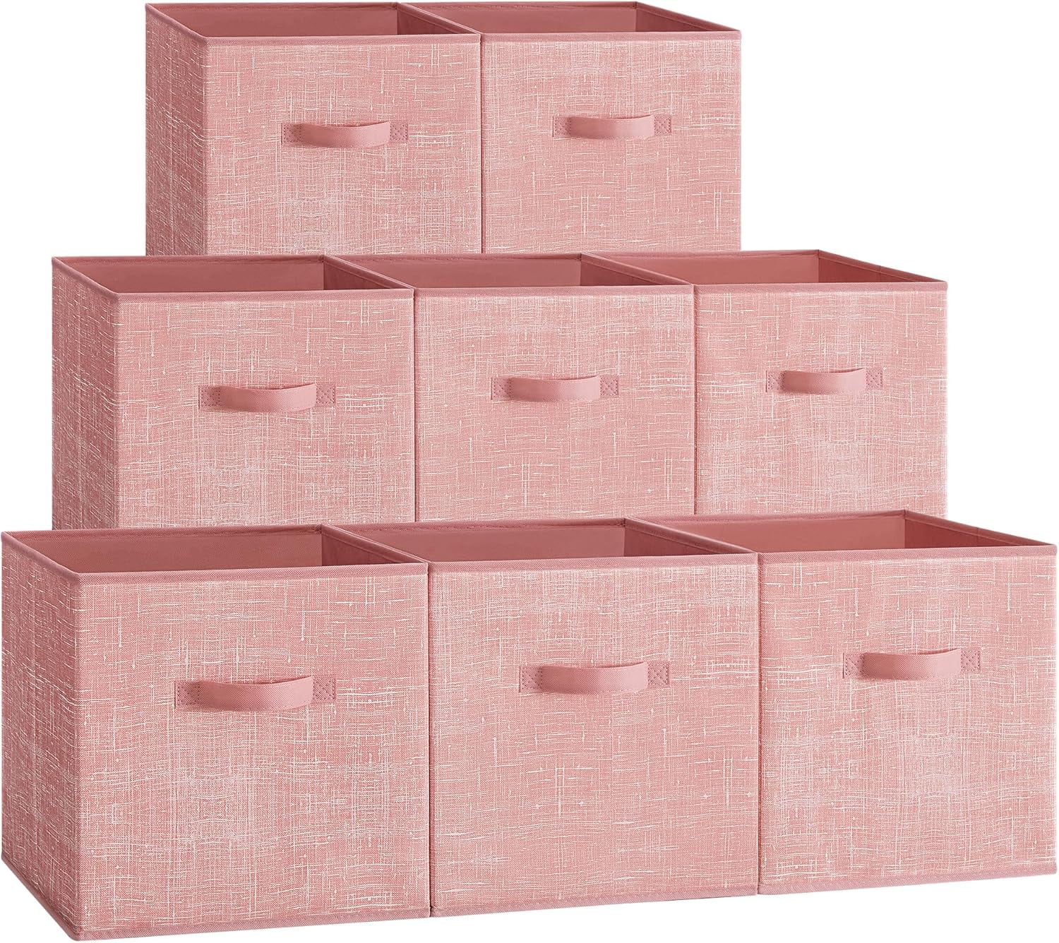 Storage cube, 13-inch non-woven fabric box, double handles, a set of 8 ...