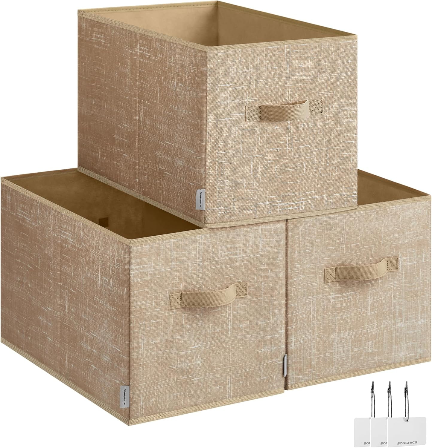 Storage cube, 13-inch non-woven fabric box, double handles, a set of 8 ...