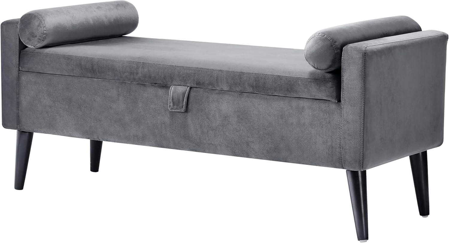 Storage for Bedroom End of Bed Long Storage Ottoman Velvet Upholstered ...