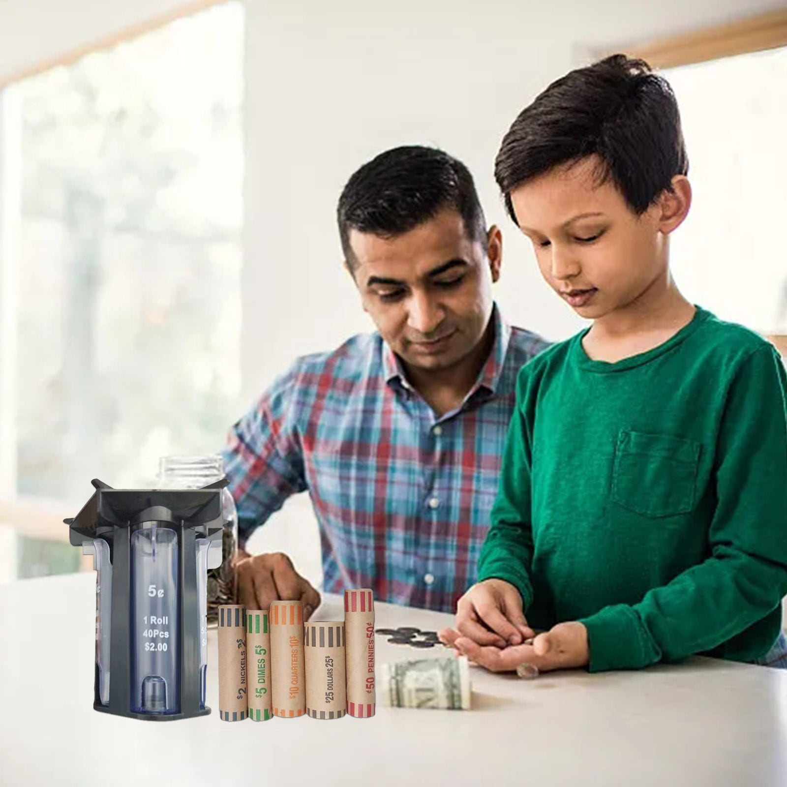 Storage for Bowls Sorter Tube Counter With Change Sorter Change Counter ...