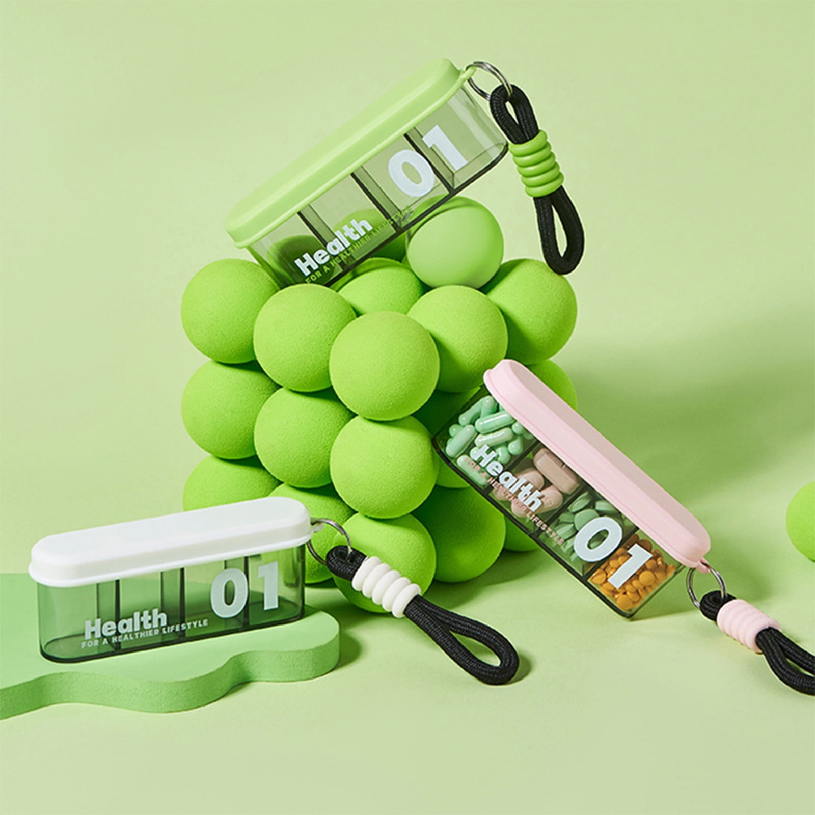 Storage Bins With Lids,Effortlessly Sort And Store 4 Compartment Travel ...