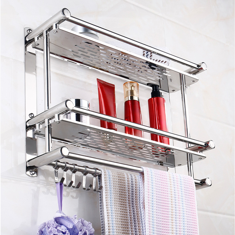 Storage rack,And Qisuo 2 Towel And Shelves With Towel 2 Tier With 2 ...