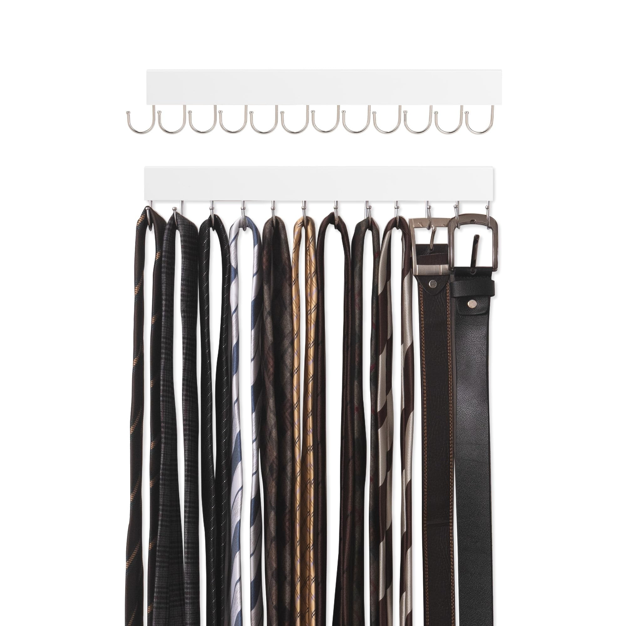 StorageWorks Belt Organizers for Wall, Wooden Belt Holder, Belt Storage ...