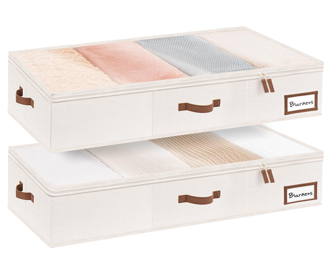 StorageWorks Extra Large Under Bed Storage Containers with Handles and ...