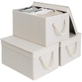Storage Boxes with Lids & Handles