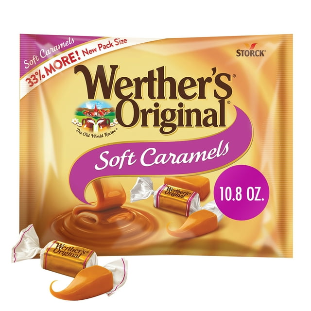 Storck Werther's Original Large 10.8 oz Bag of Creamy Soft Caramels ...