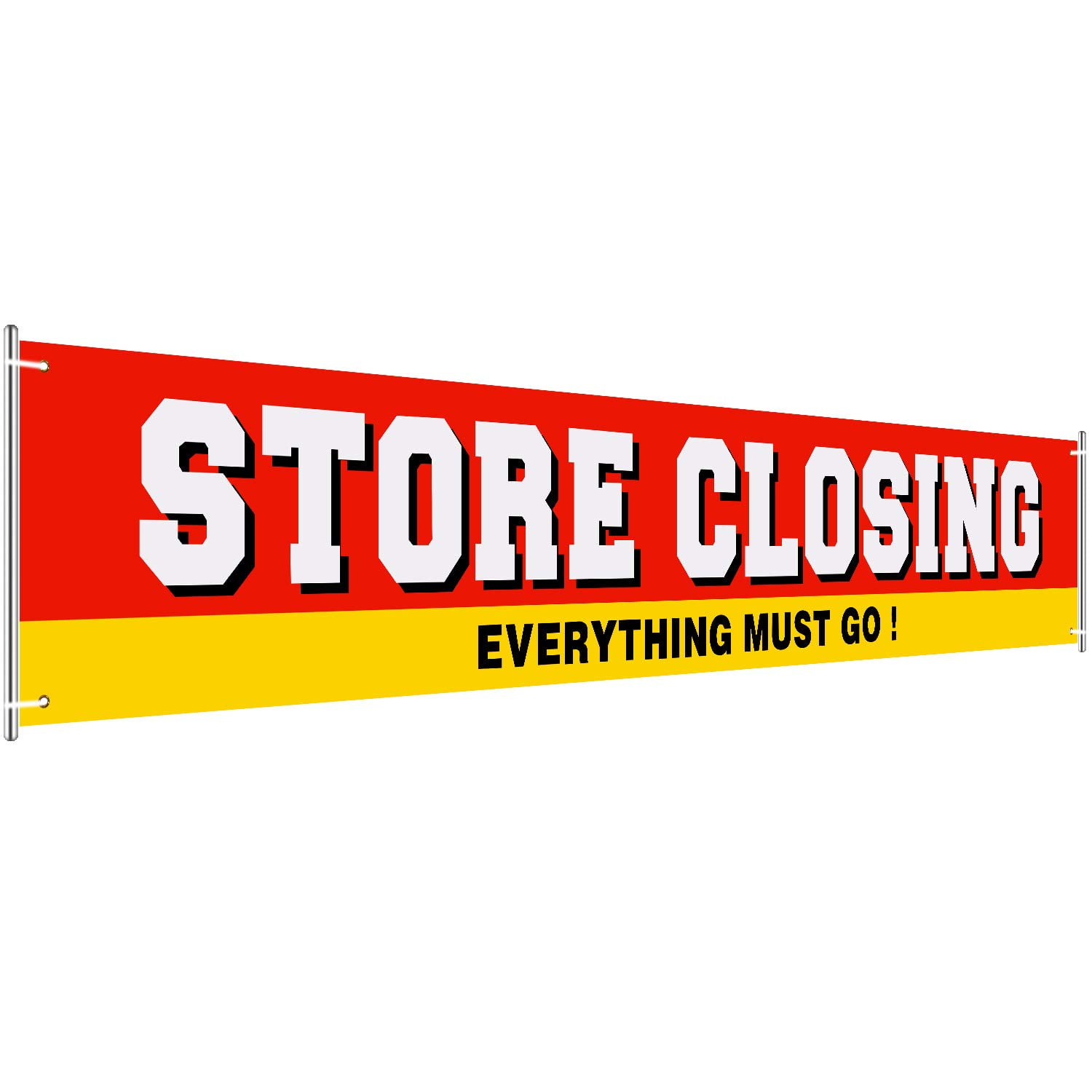 Store Closing Sign Banner Everything Must Go Advertising Banners Going ...