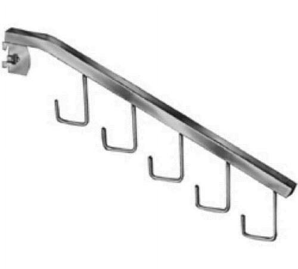 Store Fixture 6 Pack 5 Hook Waterfall Display Bars for Wall Standards ...