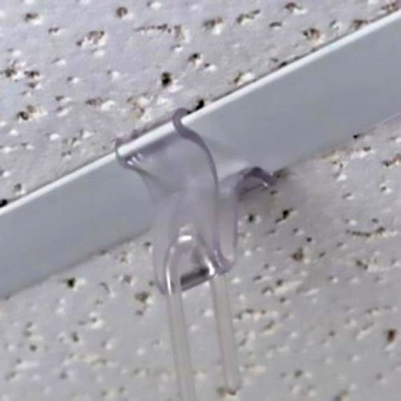 Store Fixtures Direct A-CGC, 3/16" Plastic Ceiling Grid Hardware Clips ...