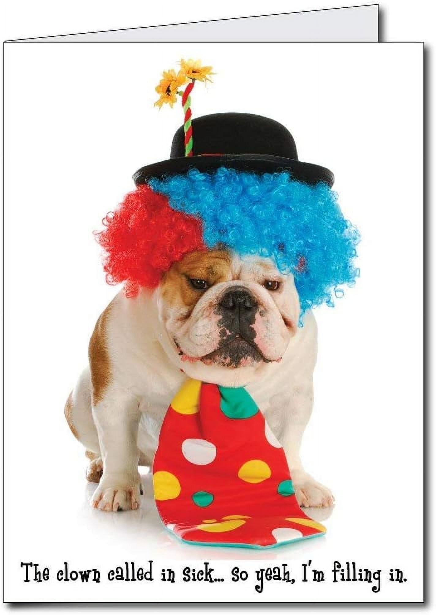 Store Greeting Cards: Giant Birthday Card (clown with dog) 2 feet x 3 ...