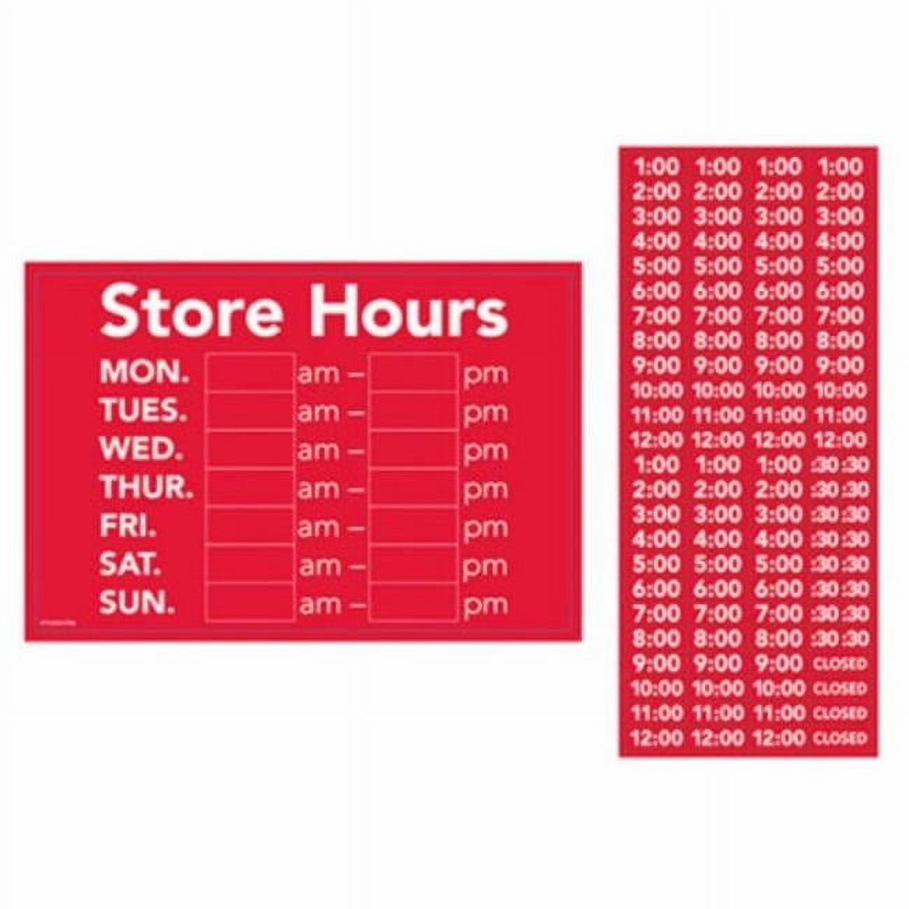 Store Hours Sign - Walmart.com