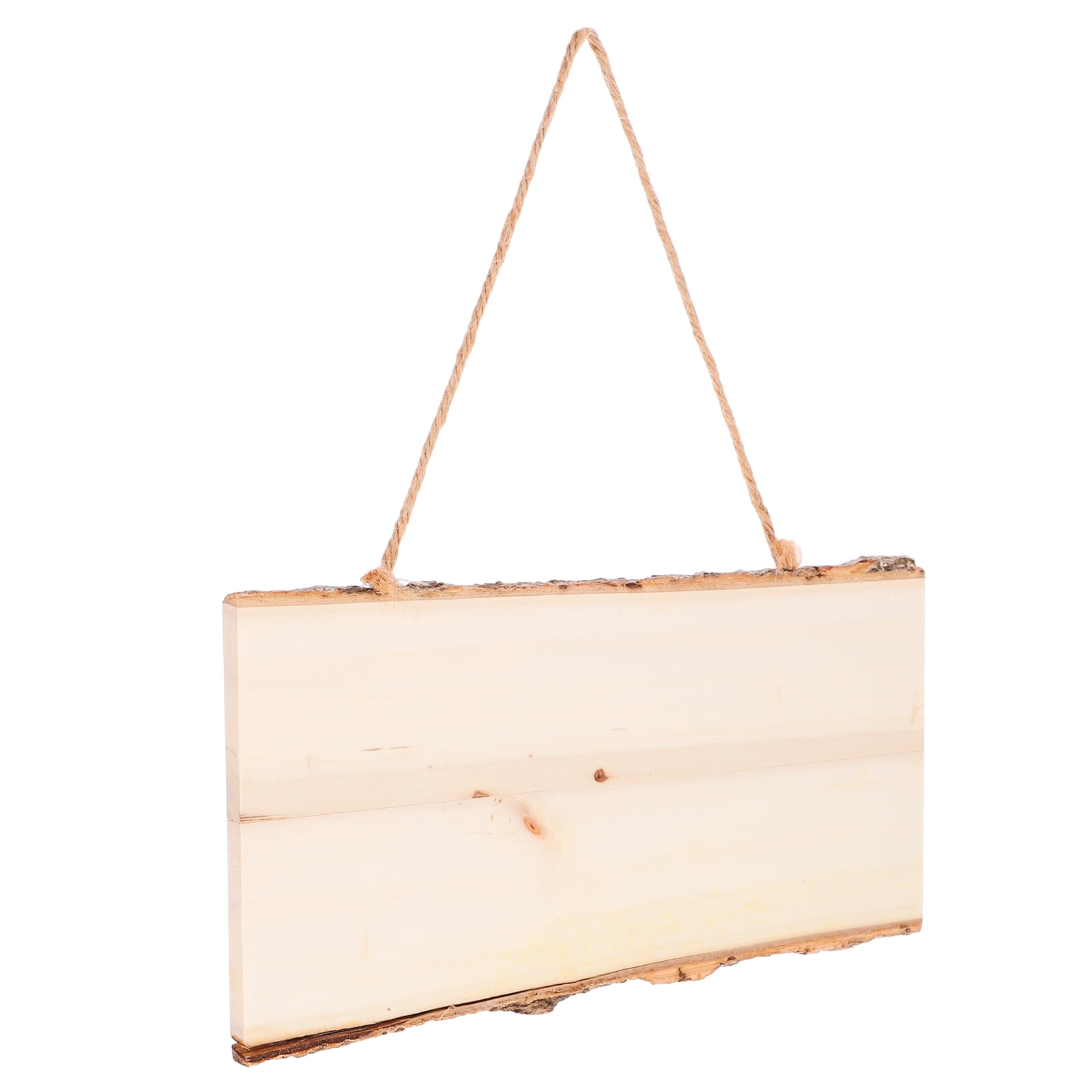 Store Sign Decorate Wood Slices Wooden Cutouts Hanging Plate Unfinished ...