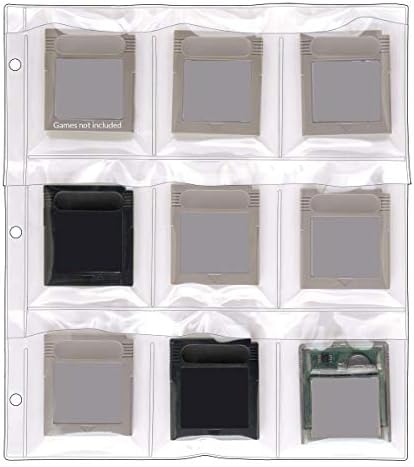 StoreSMART® - 9-Pocket Binder Page with Flaps for Boy Cartridges - 50 ...