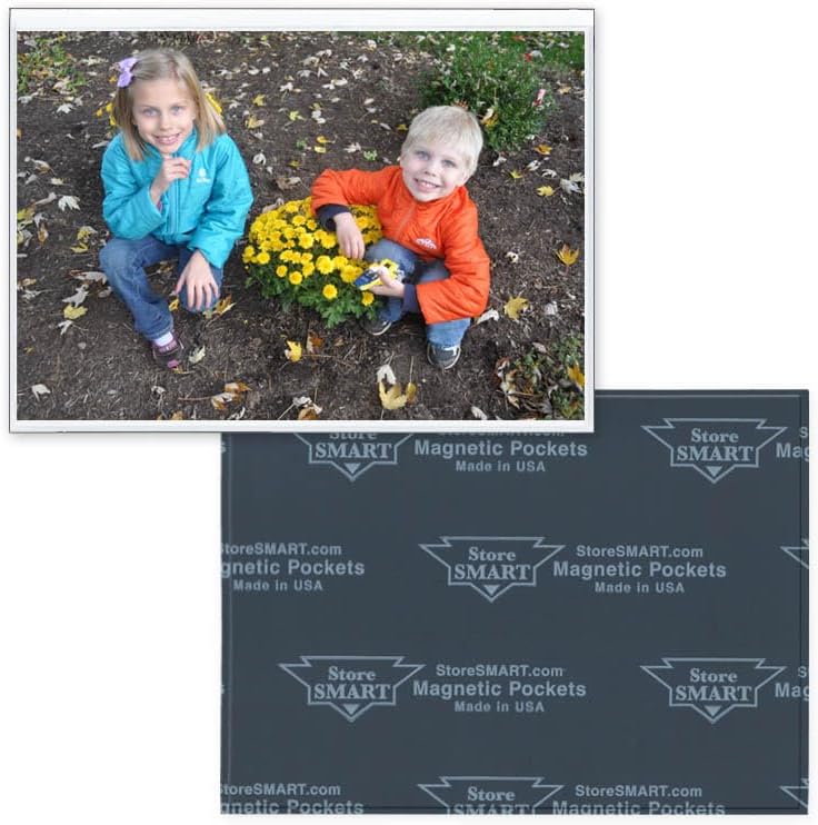 StoreSMART - Full Back Magnetic Pockets - File Card - 3 ½" x 5" - 25 ...