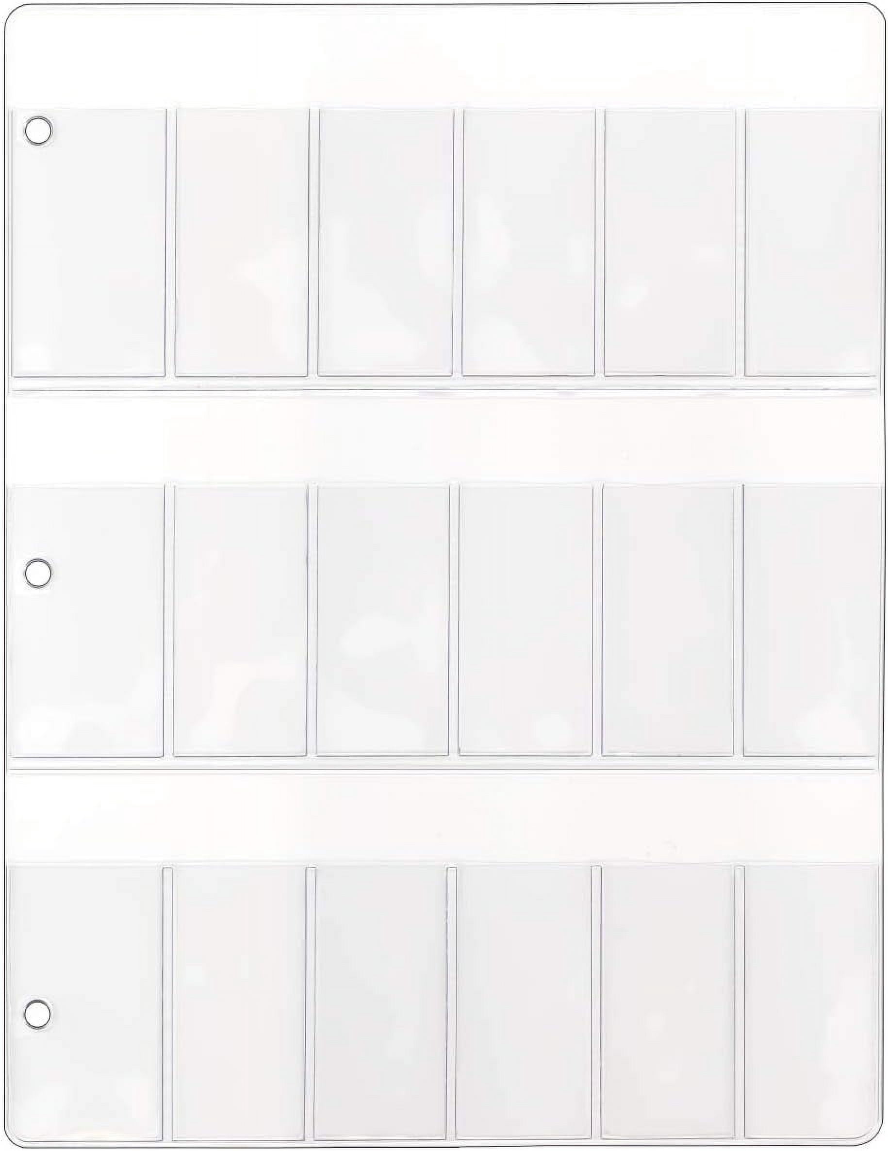 StoreSMART - Glass Slide 3-Ring Binder Page - Holds 18 Glass Slides ...