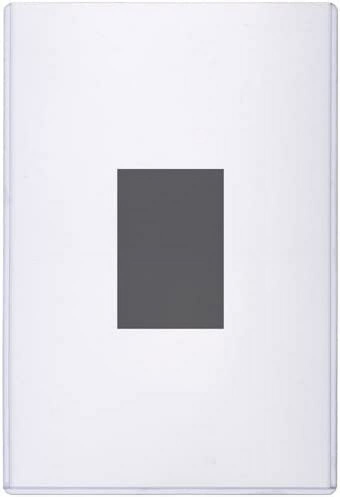 StoreSMART - Magnetic-Back Rigid Protectors 50-Pack - 5" x 7" - Clear ...