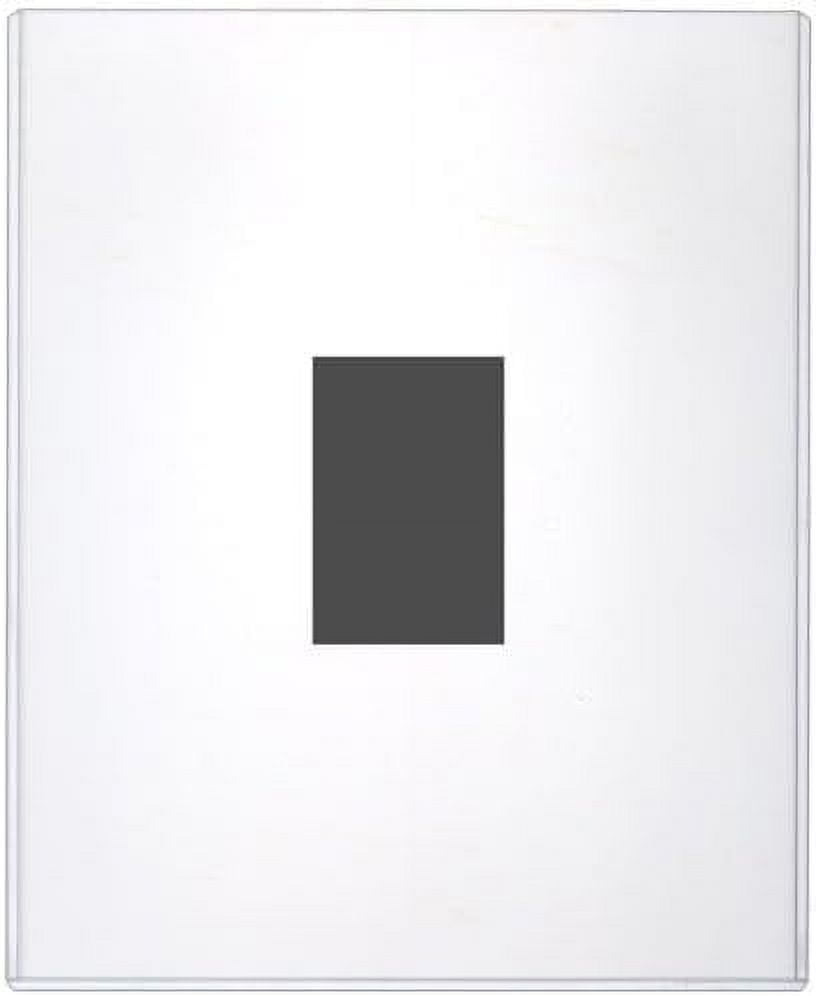 StoreSMART - Magnetic-Back Rigid ors 10-Pack - 8" x 10" - Clear Plastic ...