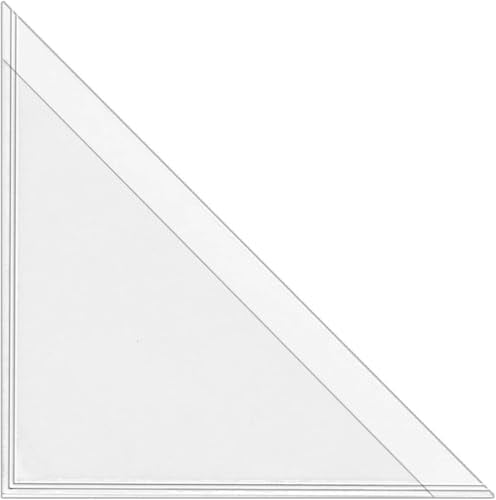 StoreSMART Peel and Stick Calendar Corners - Clear Plastic - 500 Pack ...