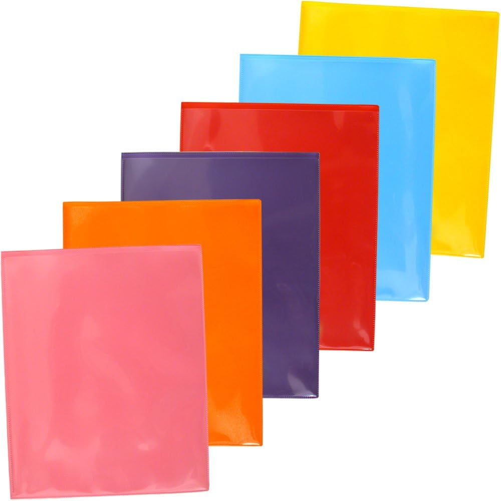 StoreSMART Plastic Archival Folders Girl Power Colors SIX 6-Packs - 36 Folders - 6 Each of Six ...