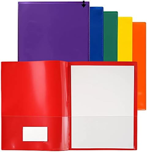 StoreSMART Plastic Archival Folders Primary Colors 30-Pack: 5 Each of ...