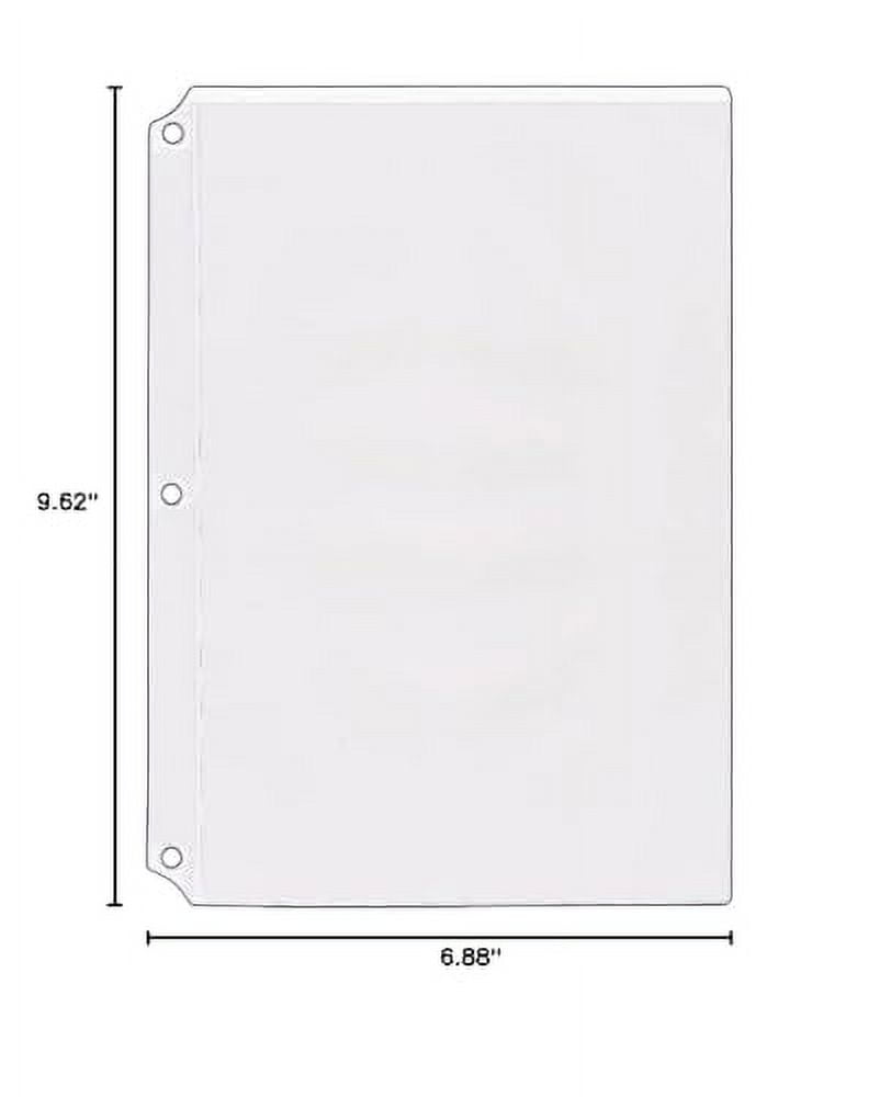 StoreSMART - Plastic Sheet Protectors 100-Pack - 6 1/8" x 9 ¼" - Open ...