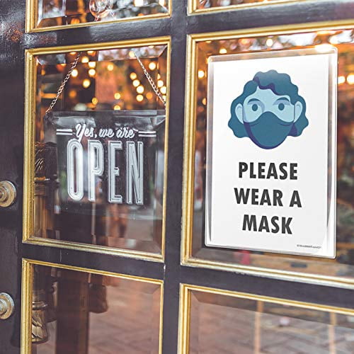 StoreSMART - Safety Sign Holder - Remove & Reuse-Peel & Stick Pocket: 5 ...