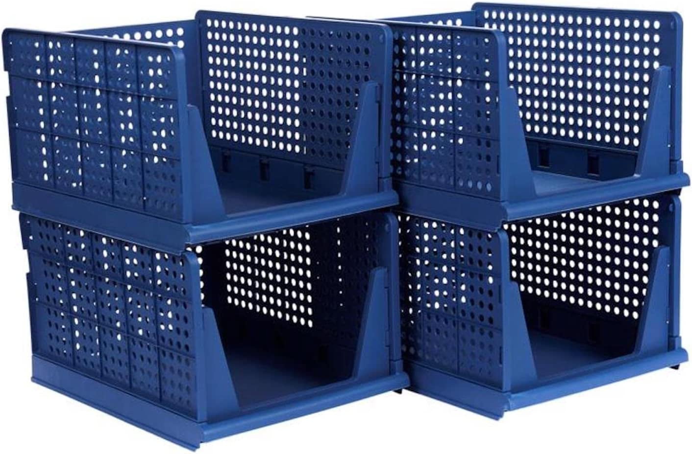 StoreSmith Stackable Organization Essentials: Set of 4 Large Stack ...