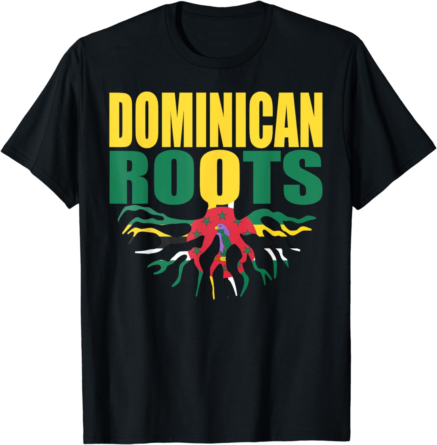 Storecastle: Dominican Roots Dominica Gift Flag T-Shirt - Walmart.com