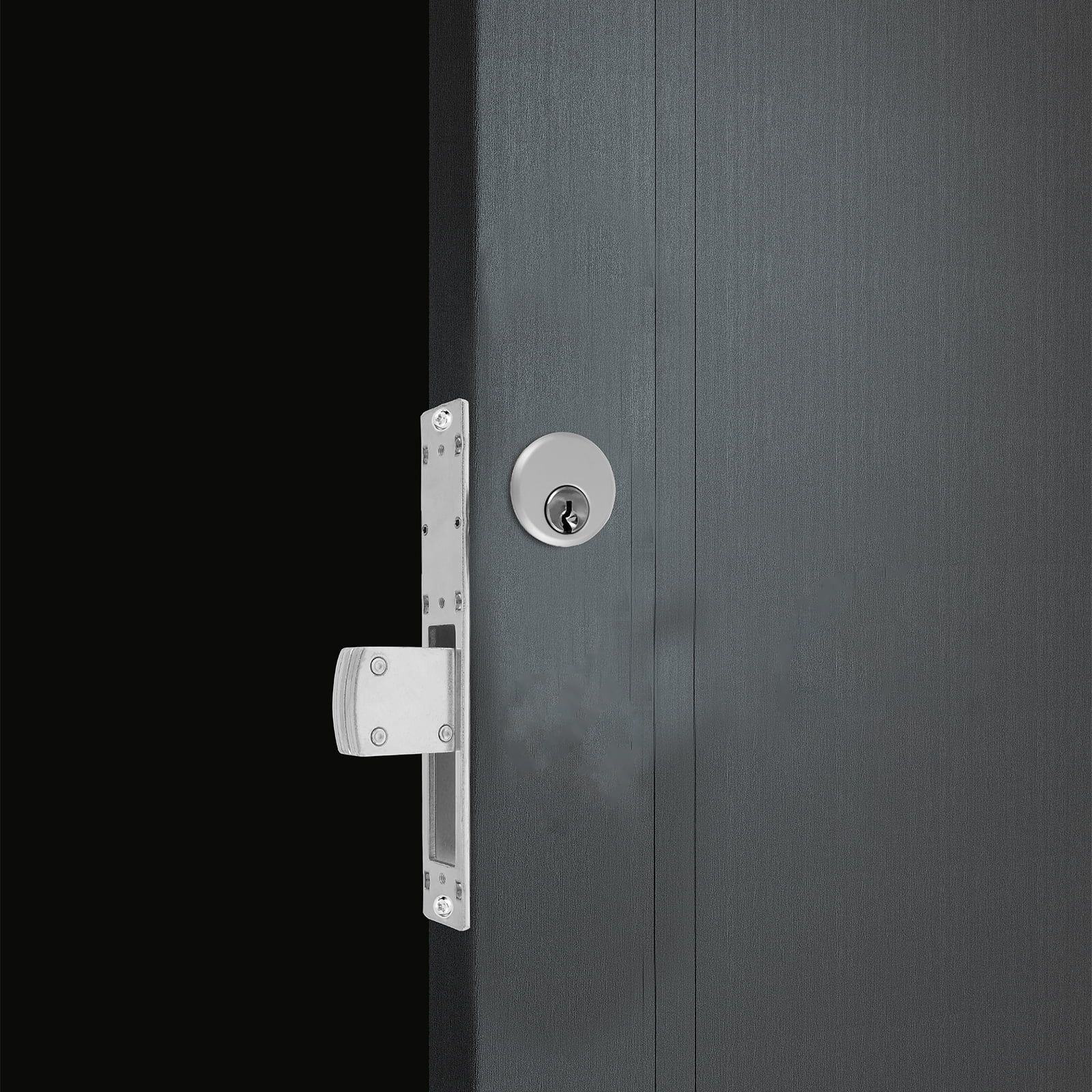 Storefront Door Lock Commercial Mortise Lock with Double Cylinder Solid ...