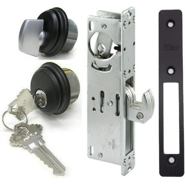 Storefront Door Mortise Lock Hook Deadbolt Cylinder Combo, Adams Rite ...