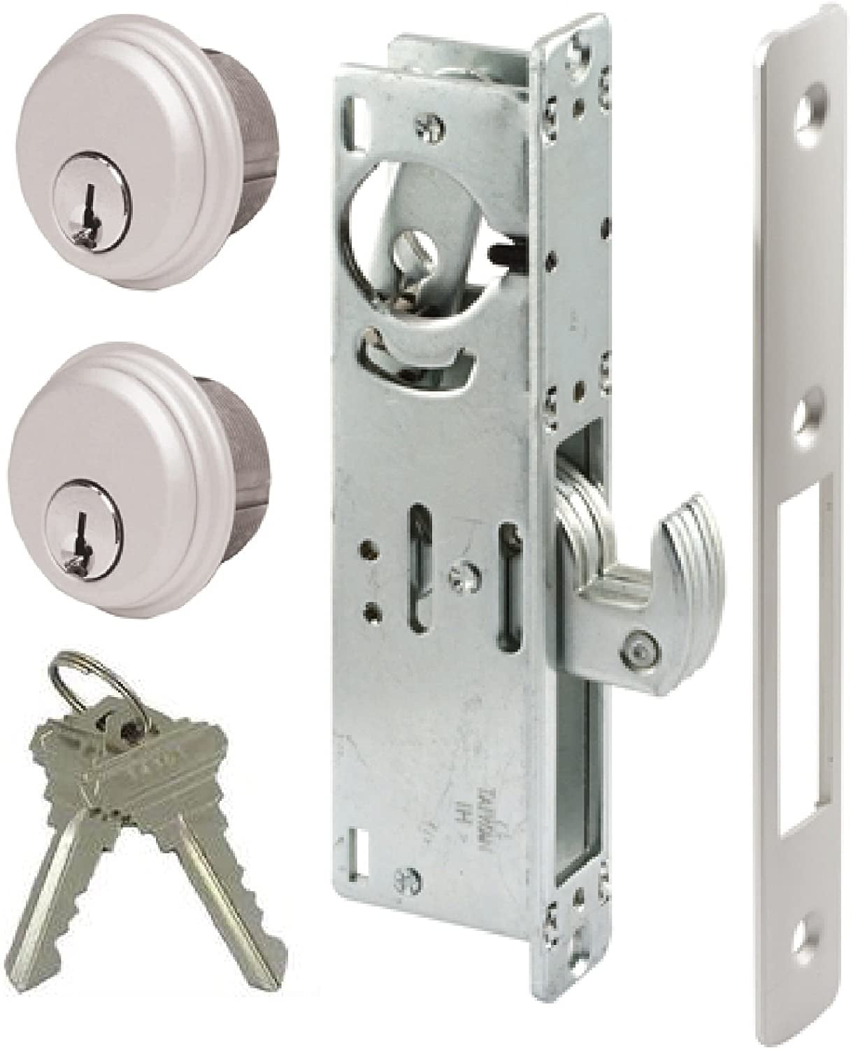 Storefront Door Mortise Lock Hook Deadbolt & Double Keyed Cylinder ...