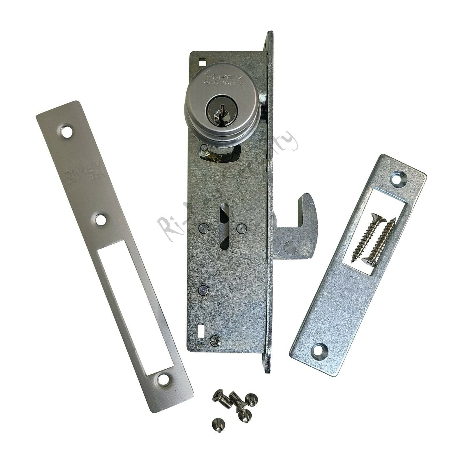 Storefront Door Mortise Lock Hook Deadbolt with 2 Cylinders Adams Rite ...
