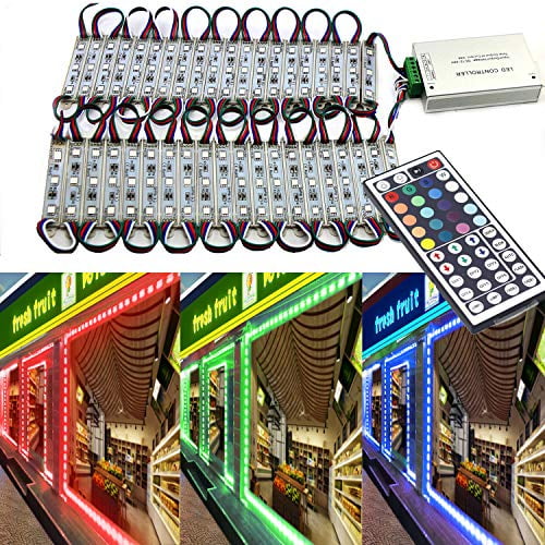 Storefront Light 20 Ft RGB Store Front Lights 40 Pieces Module LED ...
