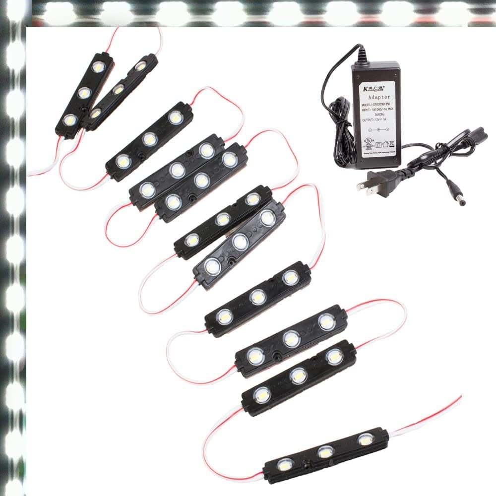 Storefront Window LED Light Black Shell Pure White 5630 Injection ...