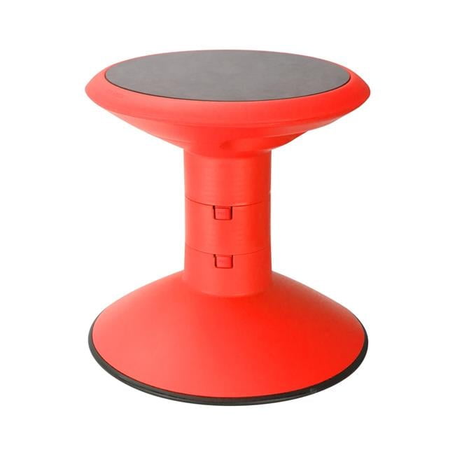 Storex 00302U01C Adjustable 12 x 18 in. Non-Slip Base Wiggle Stool, Red ...