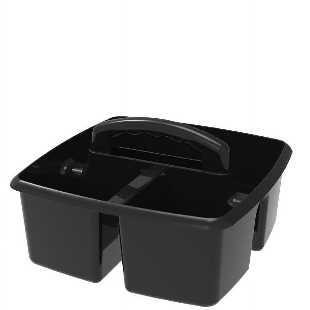Storex 00972E06C Small Caddy, Black - Pack of 6 - Walmart.com
